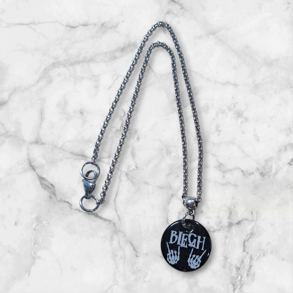 BLEGH Hands Necklace – MsEville Fabrications
